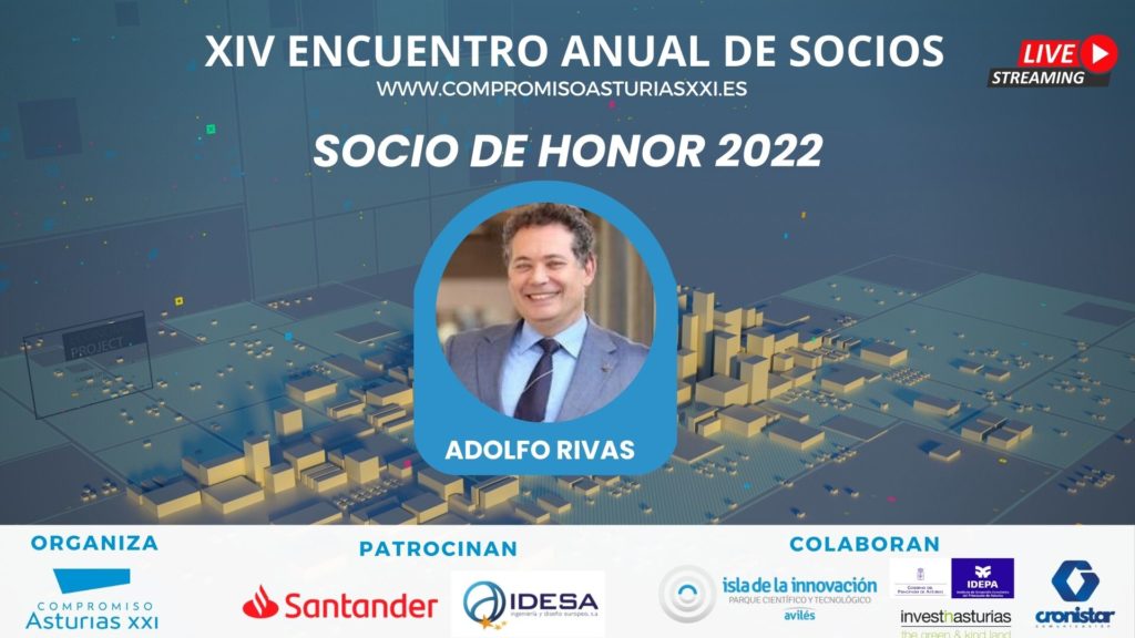 Enhorabuena a Adolfo Rivas, socio de honor de CAXXI 2022 ...
